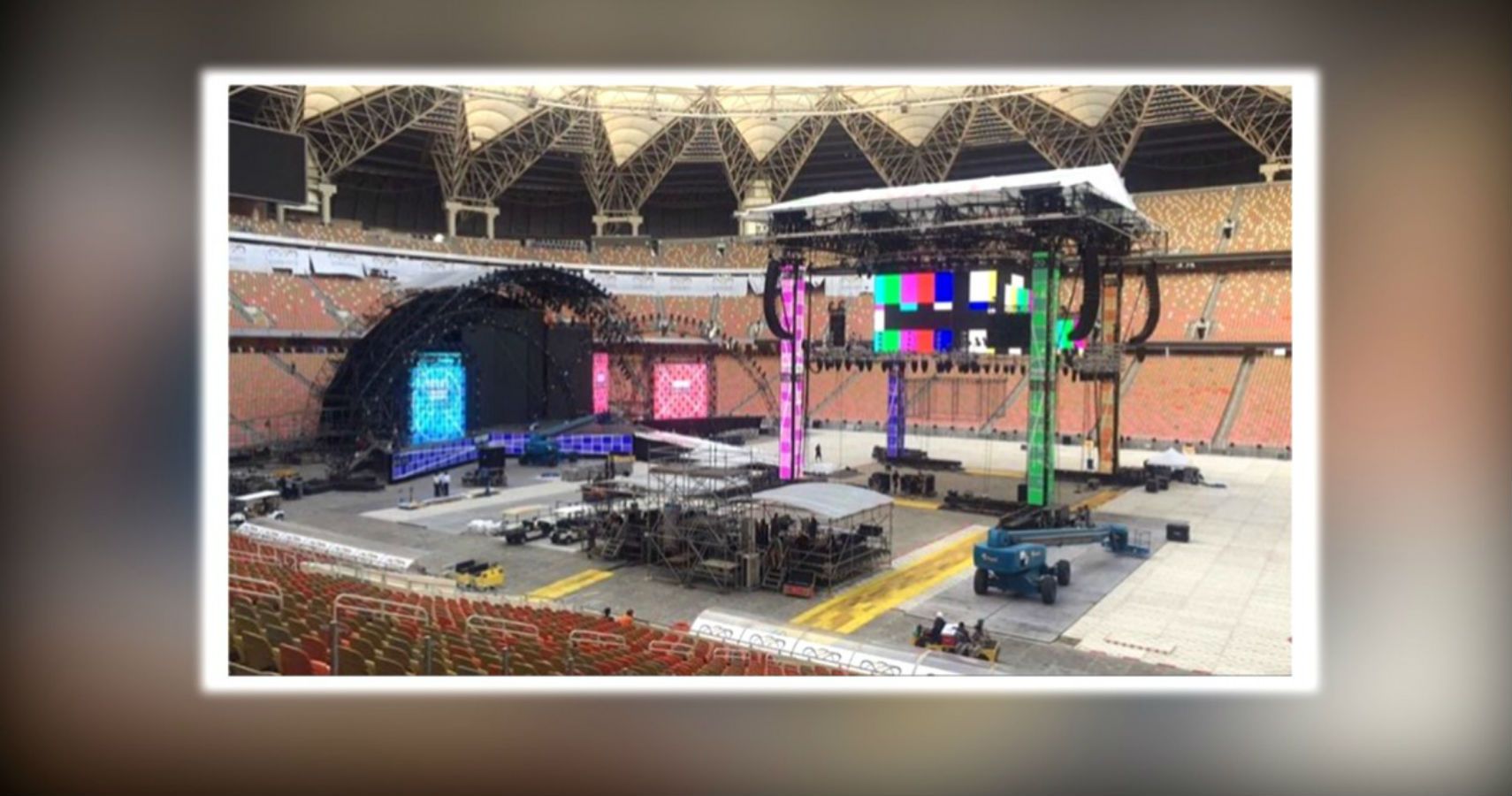 New Video Of Almost Complete Greatest Royal Rumble Stage Emerges